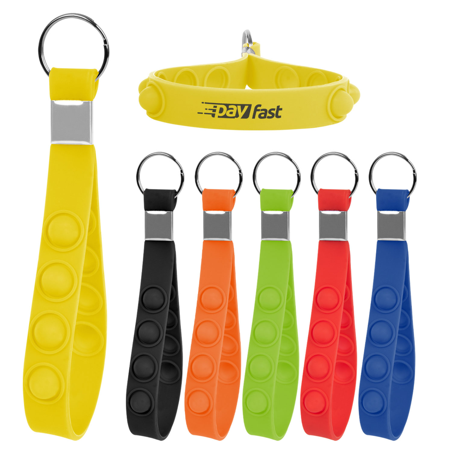 Buy Push Pop Fidget Stress Reliever Keychain | iPromo