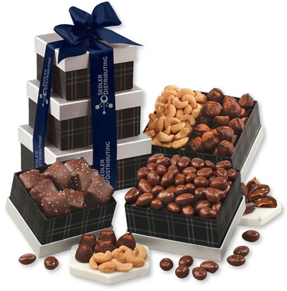 Buy Classic Elegance Plaid 3-Tier Tower | iPromo